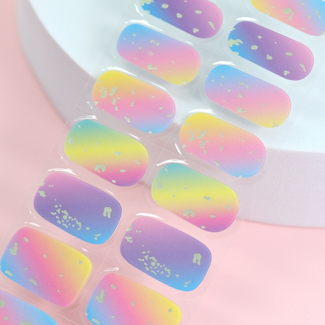 Unicorn Semi Cured Gel Nail Sticker Kit – Sunday Nails